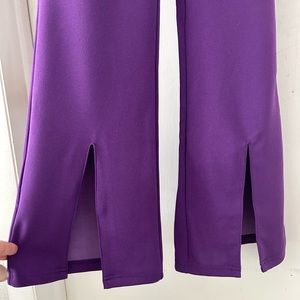 SHEIN | Pants & Jumpsuits | Nwt Groovy Purple Jumpsuit | Poshmark